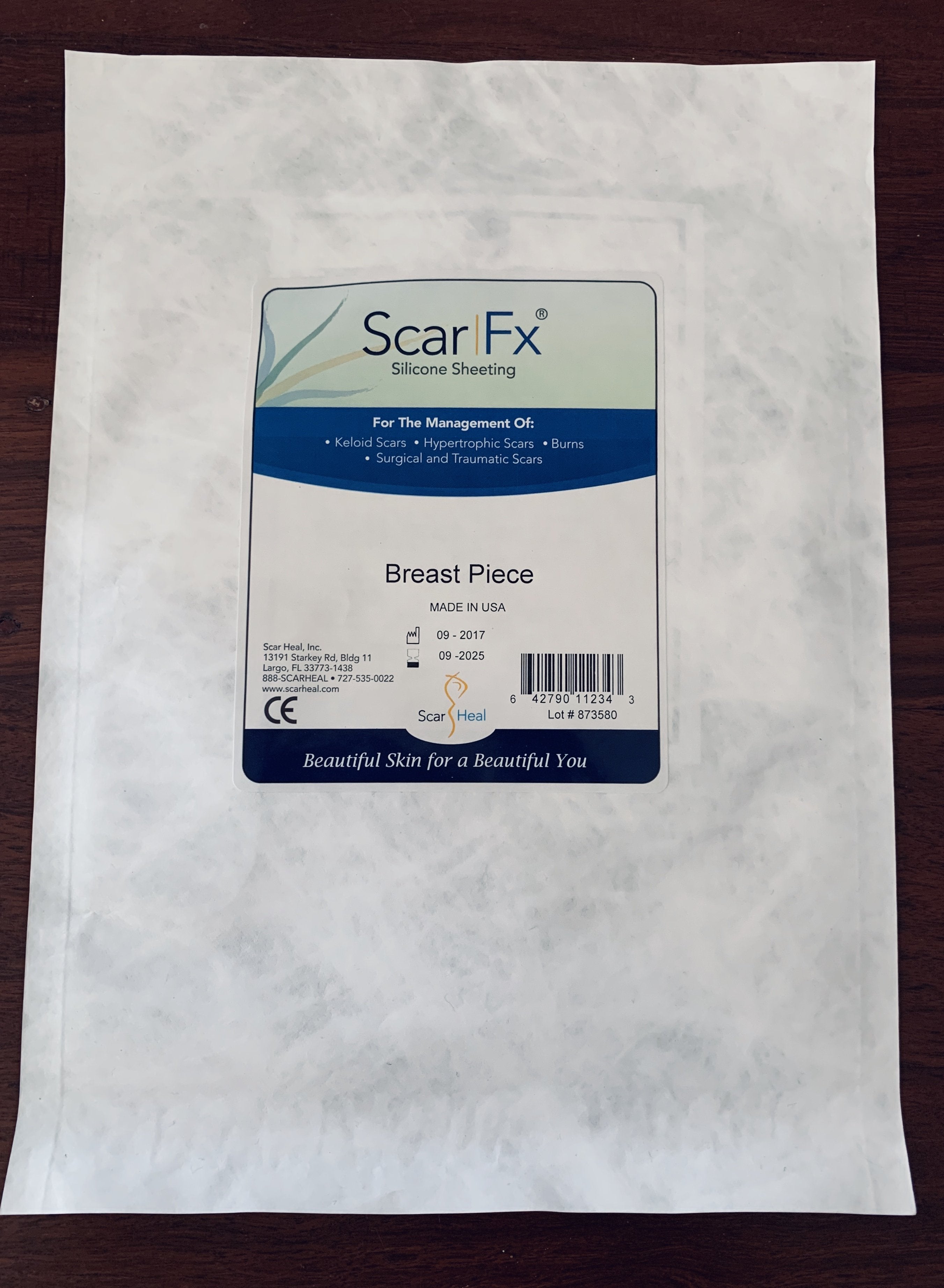 Scar Fx® Silicone Scar Sheeting Breast Piece (Pair) – HOPE