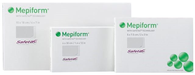 Mepiform® Self-Adherent Scar Care Dressing with Soft Silicone 5cm x 7 ...