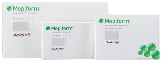 Mepiform® Self-Adherent Scar Care Dressing with Soft Silicone 10cm x 1 ...